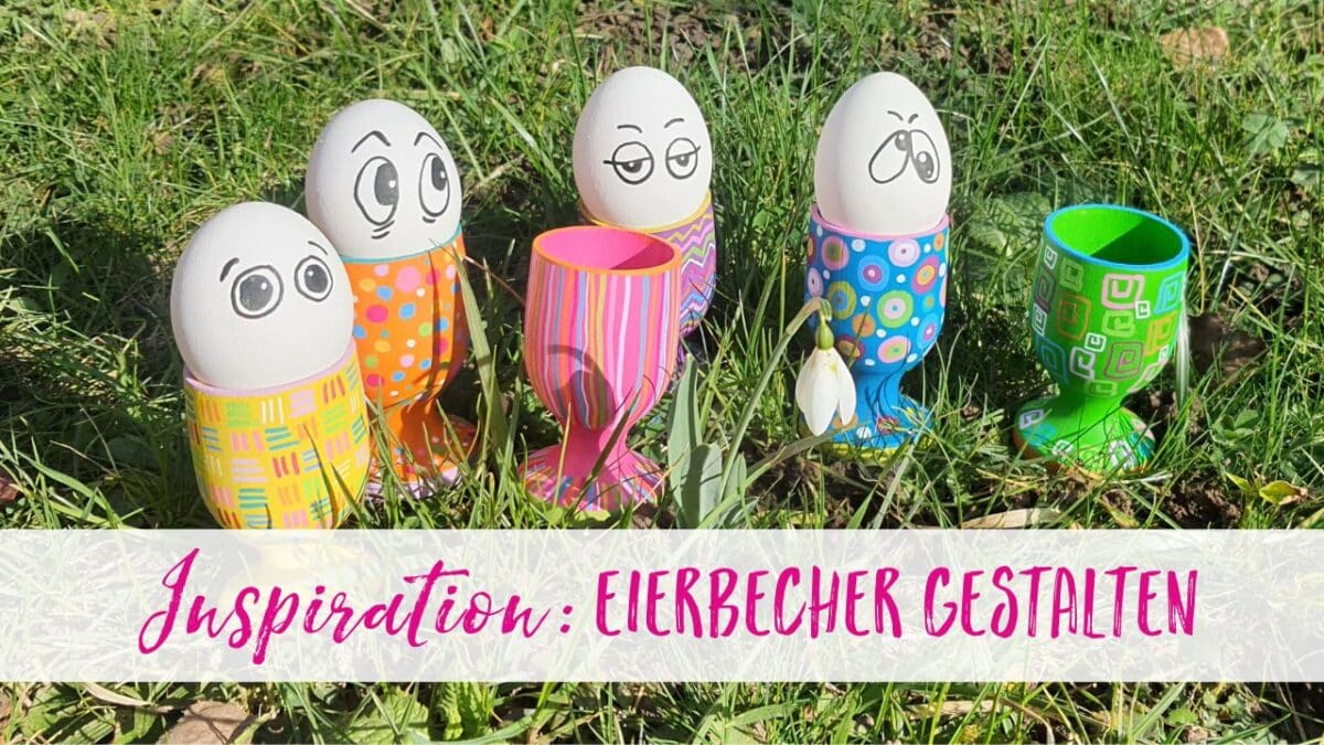 Eierbecher bemalen mit Acrylmarkern – Video-Anleitung